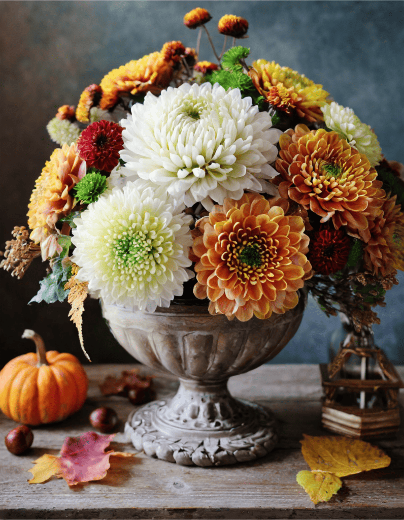 11 Creative Fall Arrangement Ideas to Showcase Mums in Your Garden ...