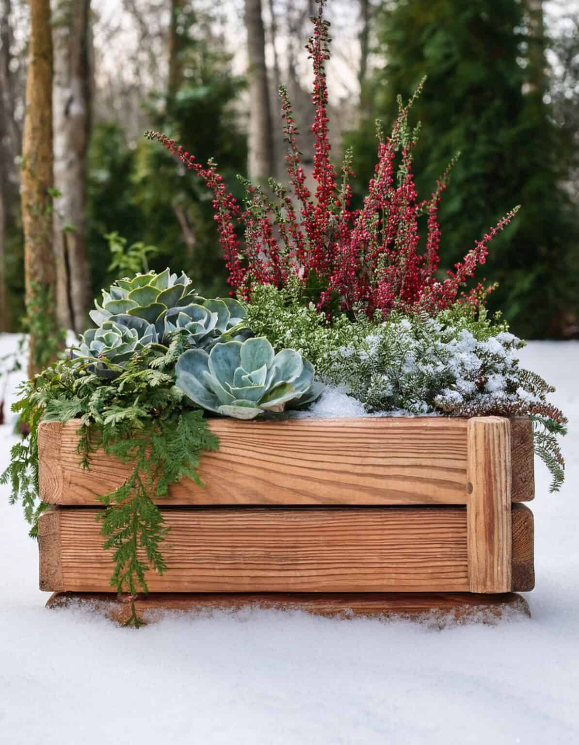 11 Simple Winter Planter Ideas to Brighten Your Outdoors